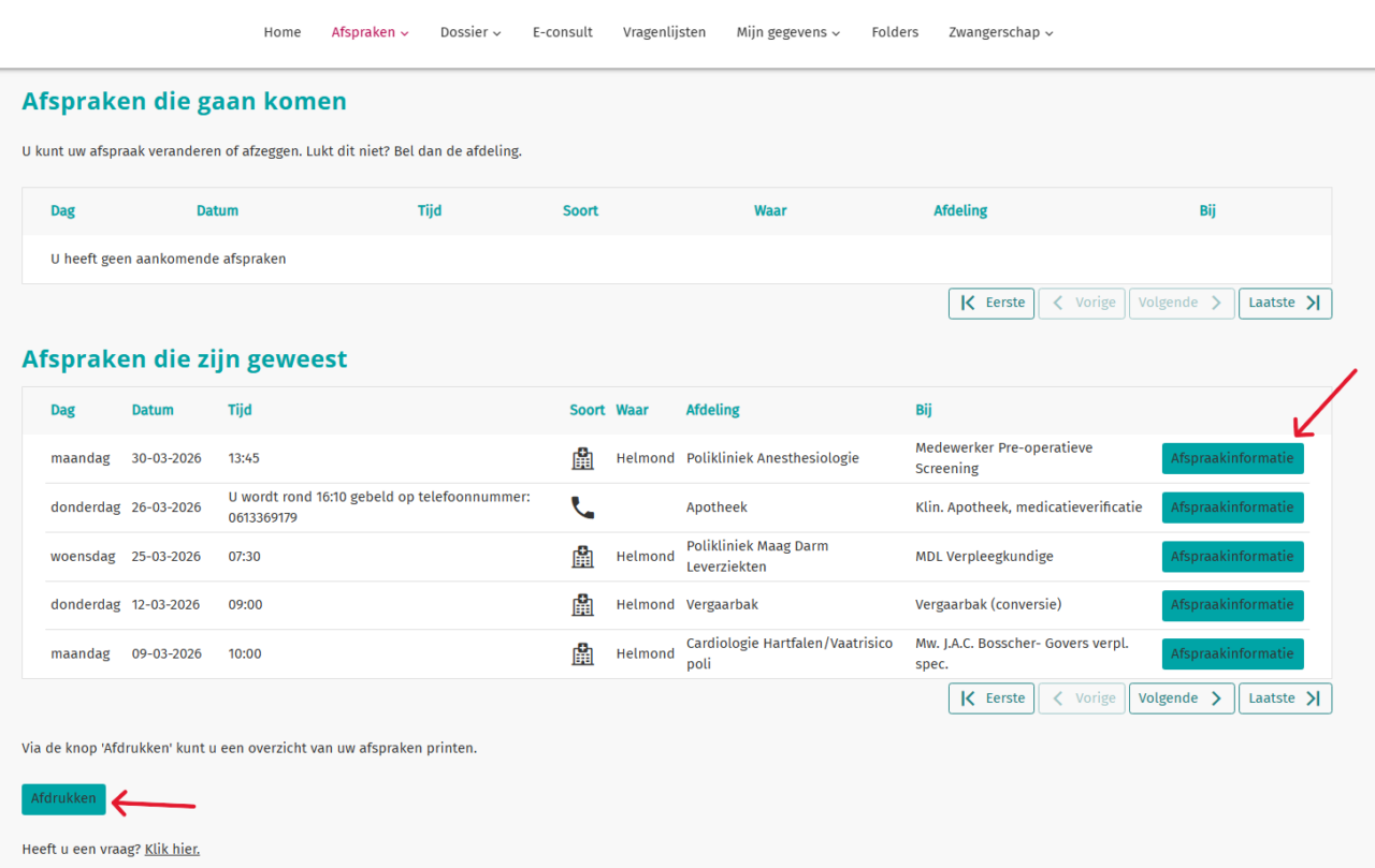 Hoe bekijk ik mijn afspraken in MijnElkerliek? – Helpdesk Digitale Zorg